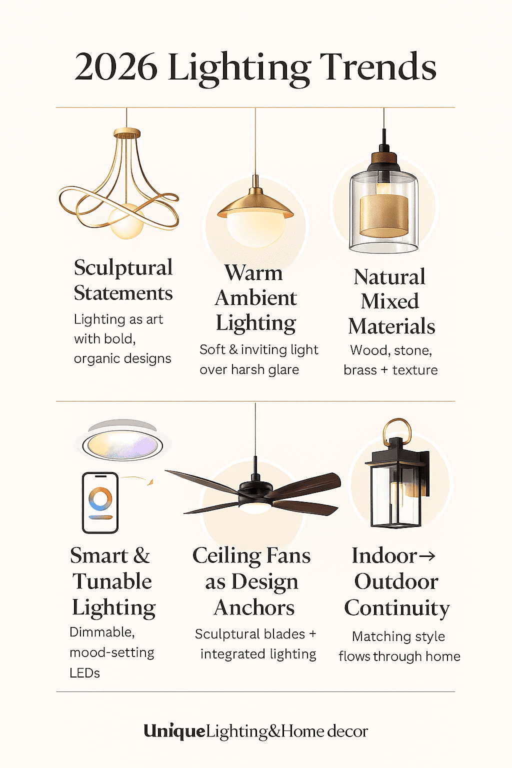 2026 Lighting Trends + New Arrivals | Unique Lighting