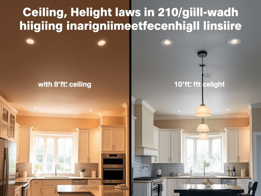 How Ceiling Height Changes Lighting Performance